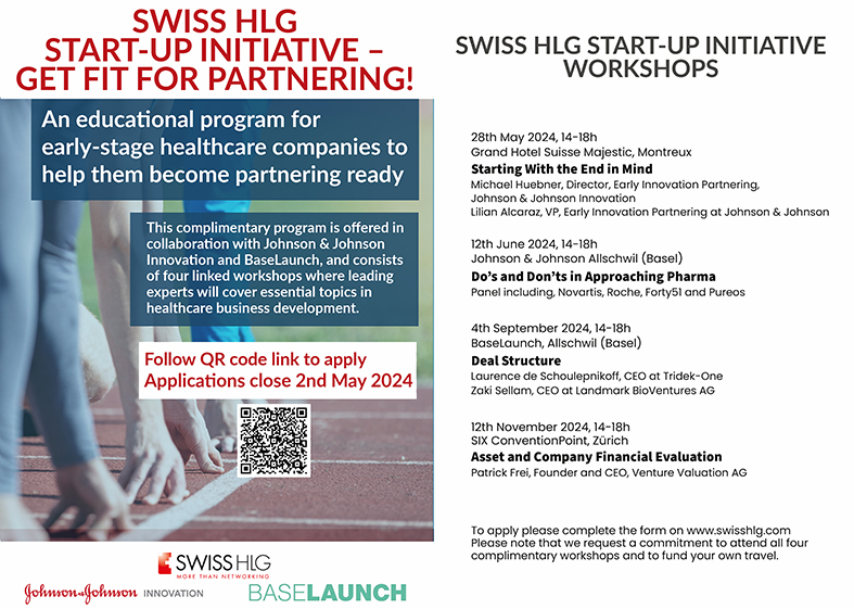 Swiss healthcare start-up partnering initiative – Swiss Biotech